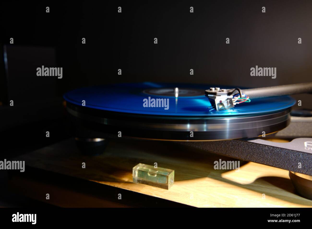 Colour photo of vinyl, vinyl revival, coloured vinyl, record player ...