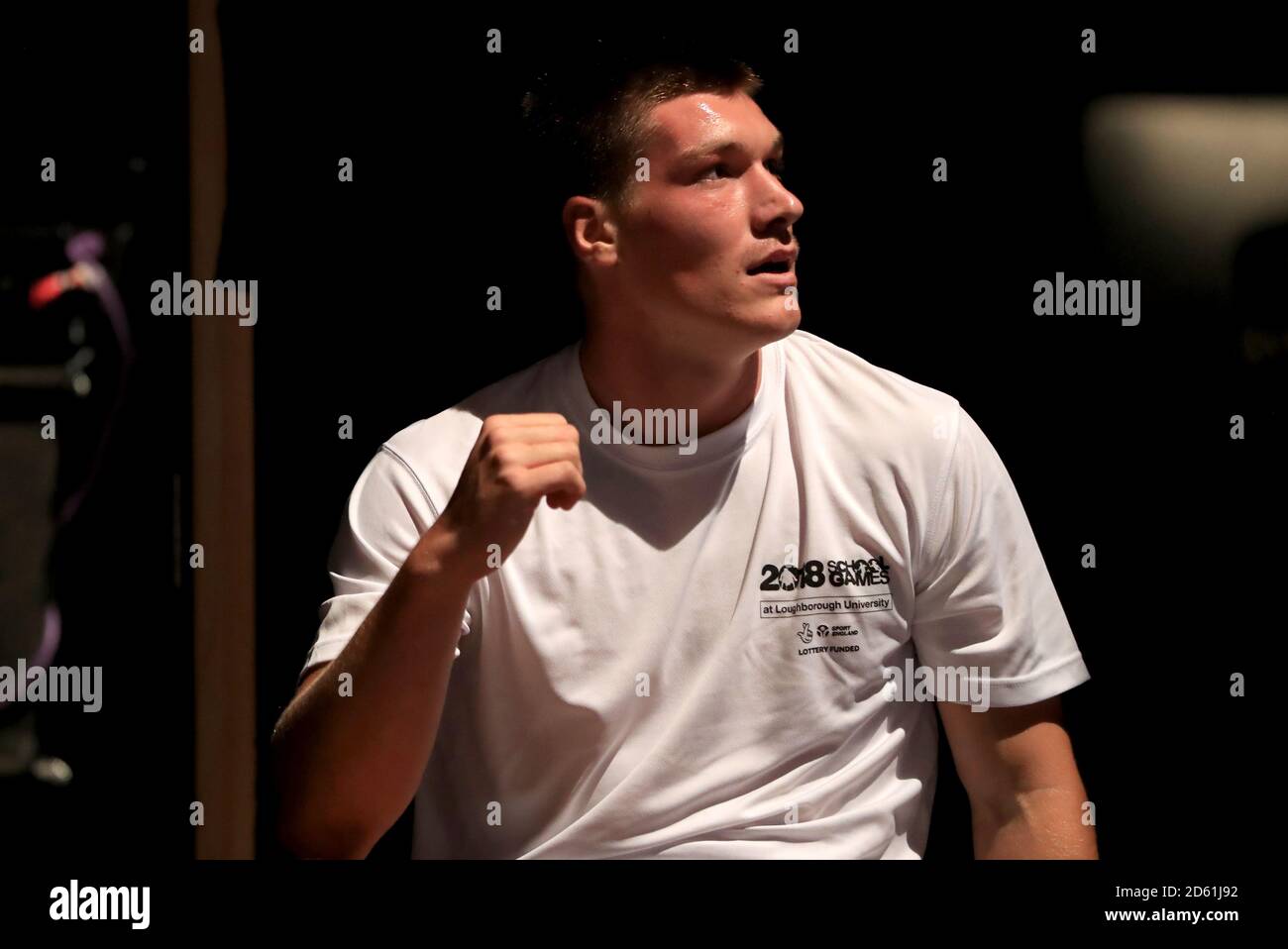 England South's Ben Grubb reacts to winning the Year 10 Boys Final A of ...