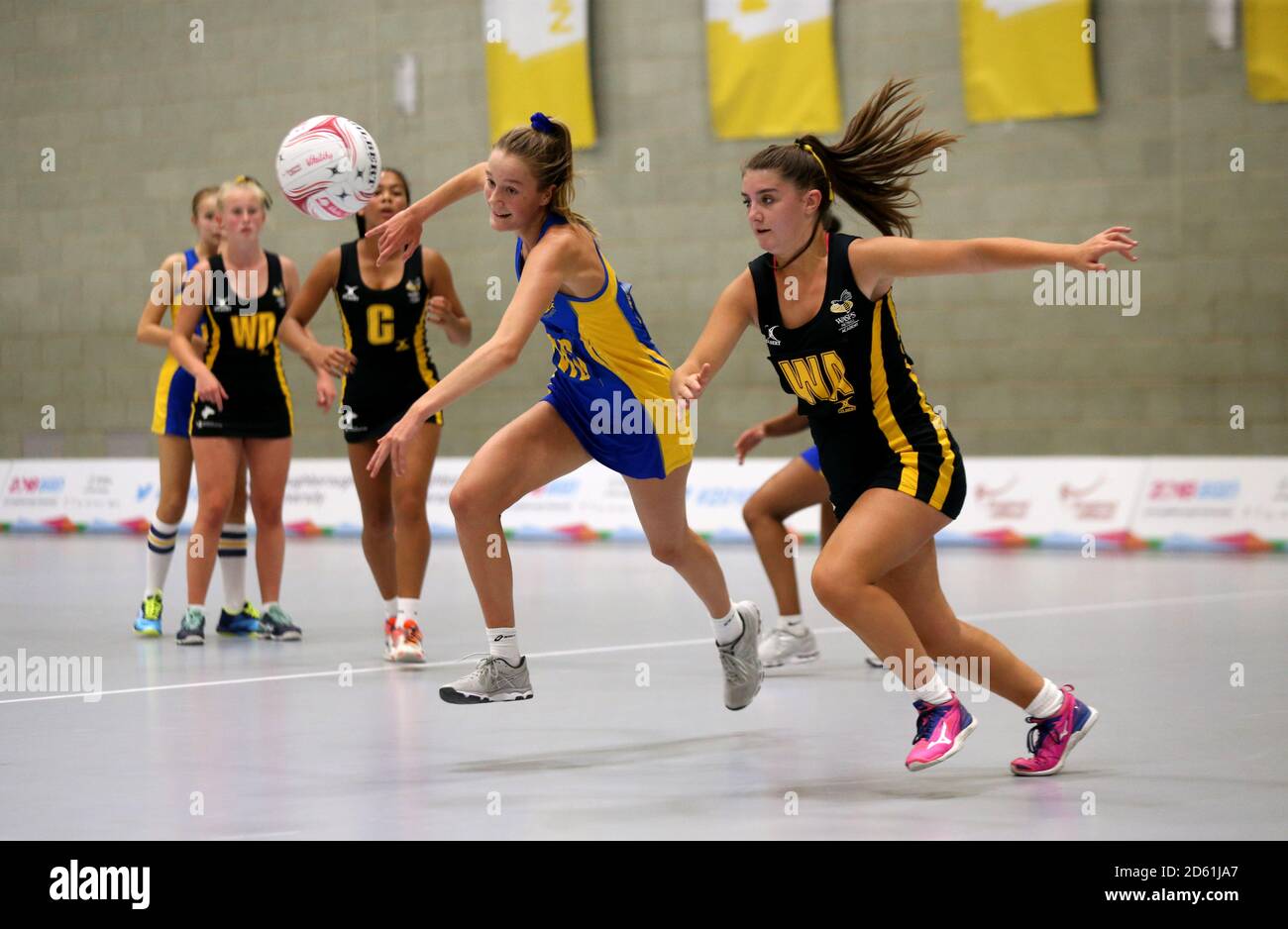 Team Bath's Emily Cridland (left) and Wasp's Ellie Oswick in action in ...