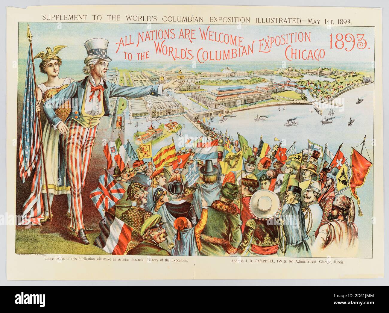 Advertisement for the World's Columbian Exposition world's fair ...