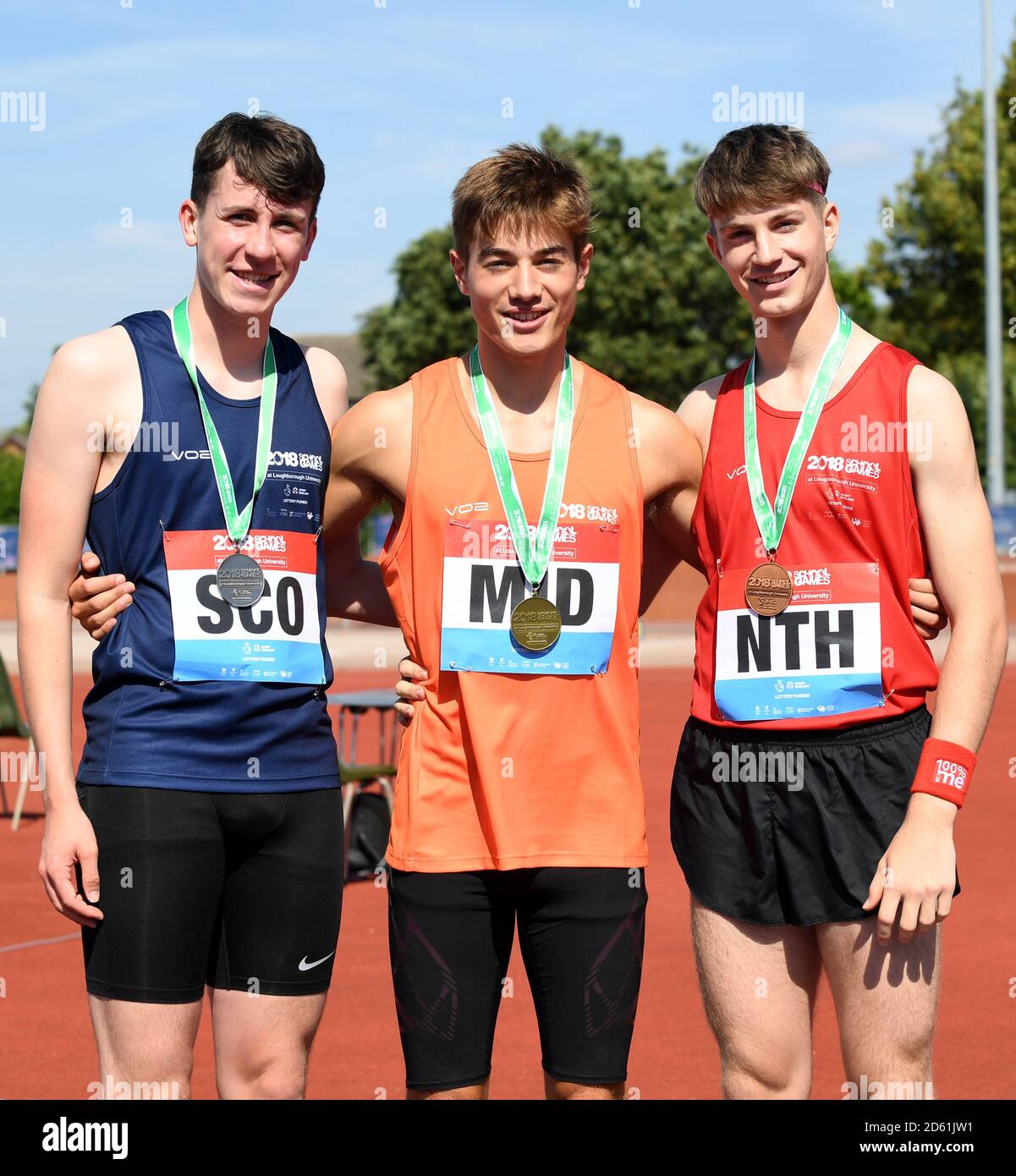 (left to right) Silver medalist Scotland's Craig Strachan, Gold ...