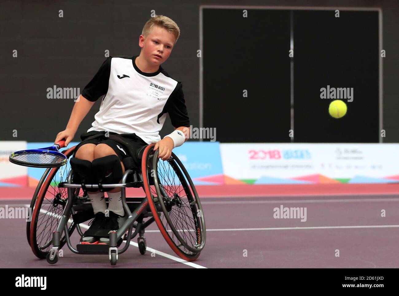 England's Ben Bartram during the Wheelchair Tennis Competition Stock ...
