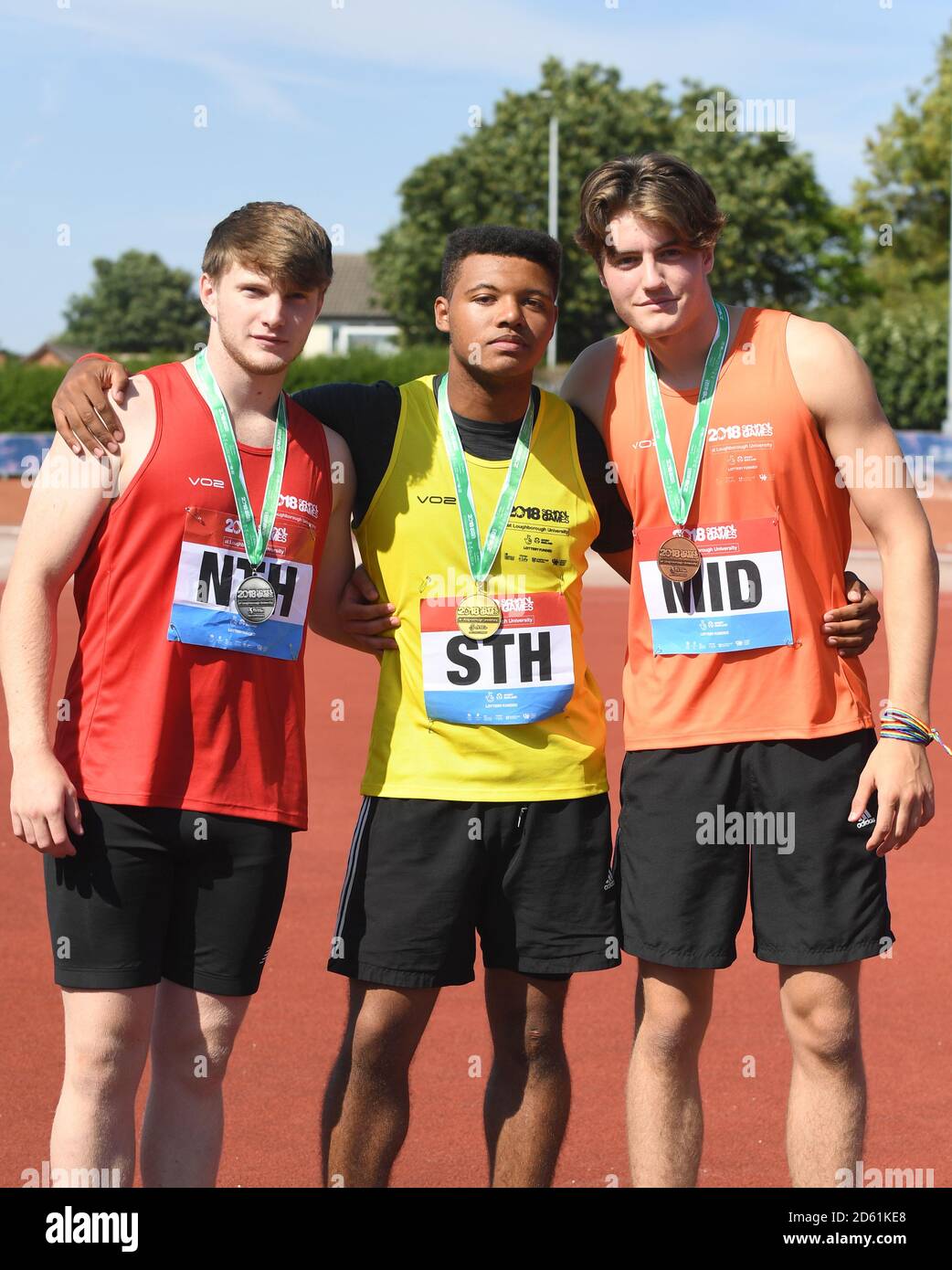 (left to right) Silver medalist England North's Aran Thomas, Gold ...