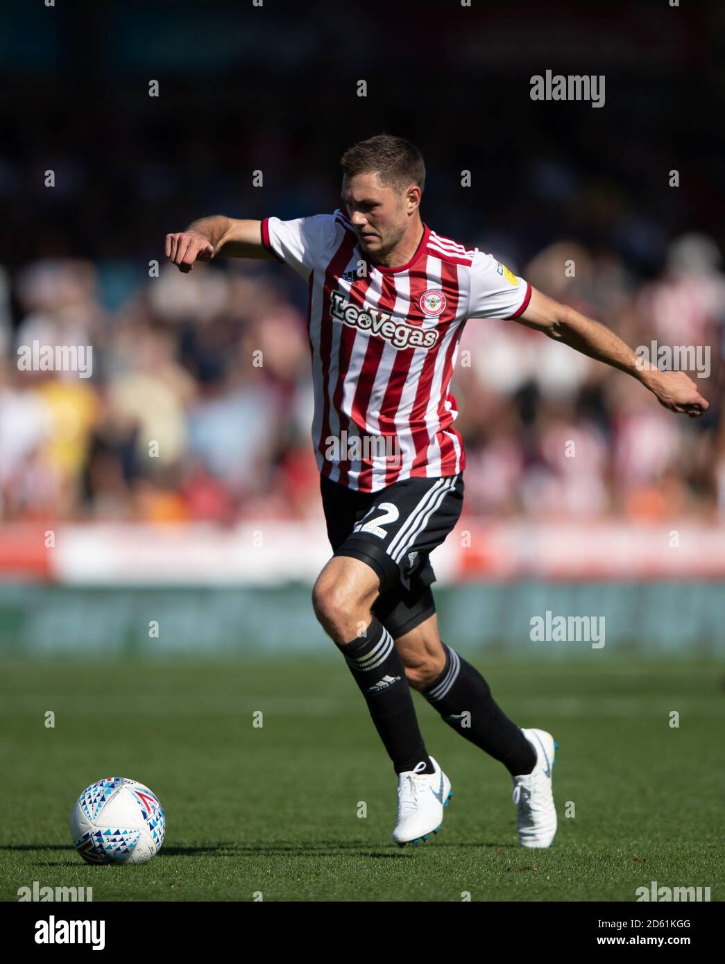 Brentford's Henrik Dalsgaard in action Stock Photo - Alamy