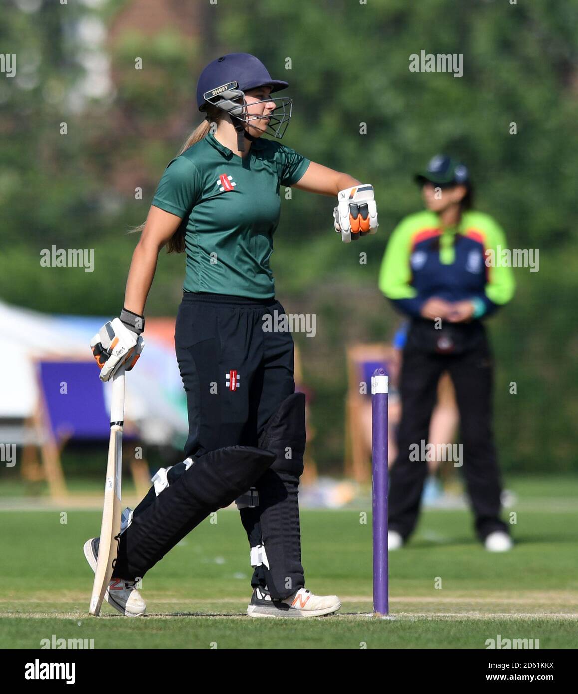 Team Sciver's Nat Wraith during the cricket competition at the 2018 ...