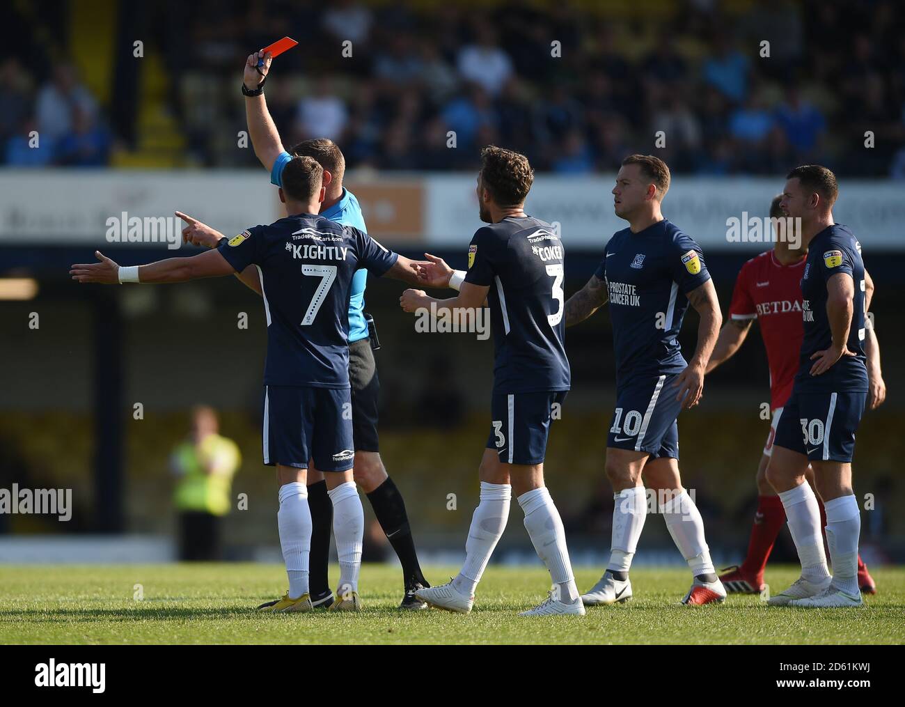 Referee brett huxtable hi-res stock photography and images - Alamy