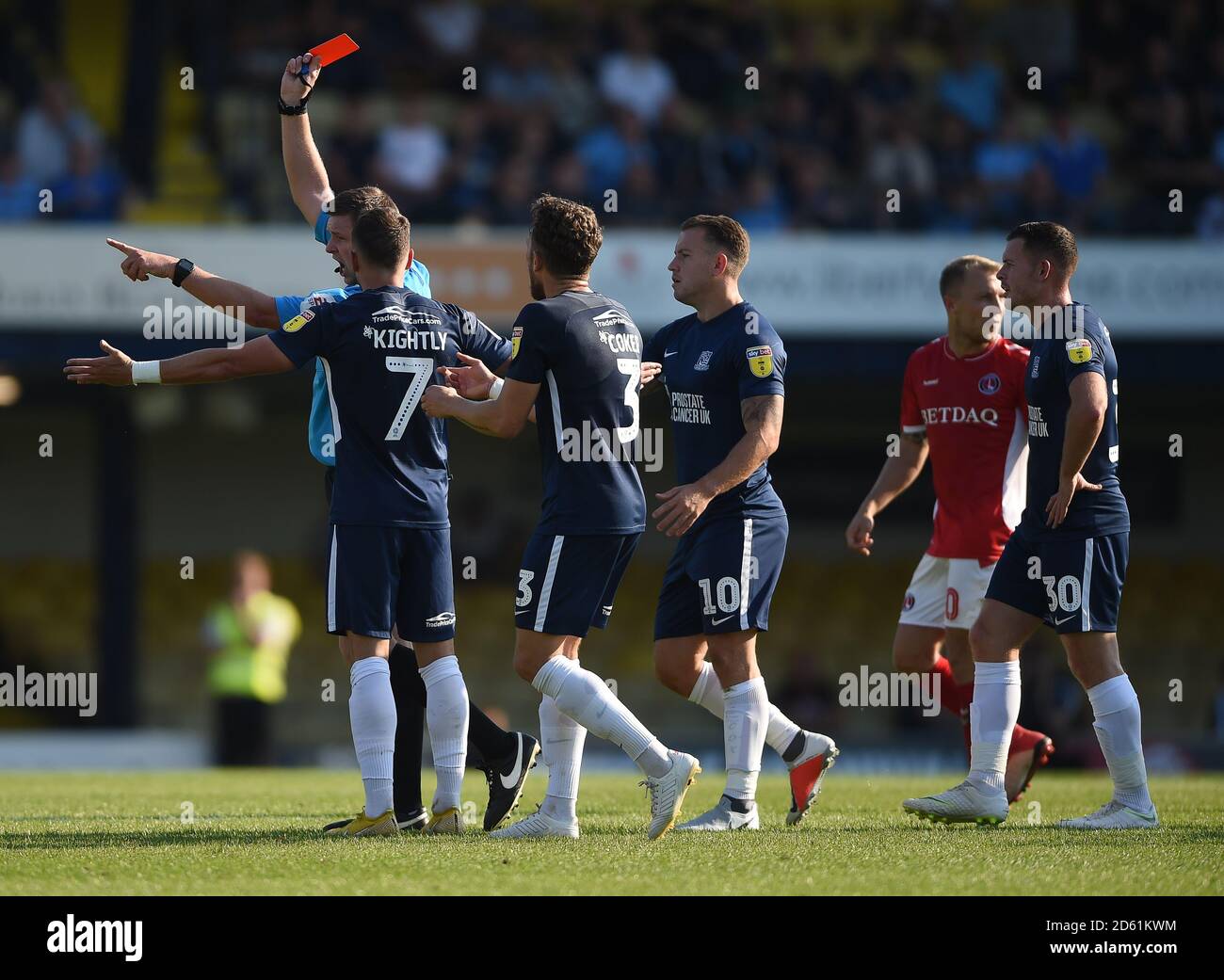 Referee brett huxtable hi-res stock photography and images - Alamy
