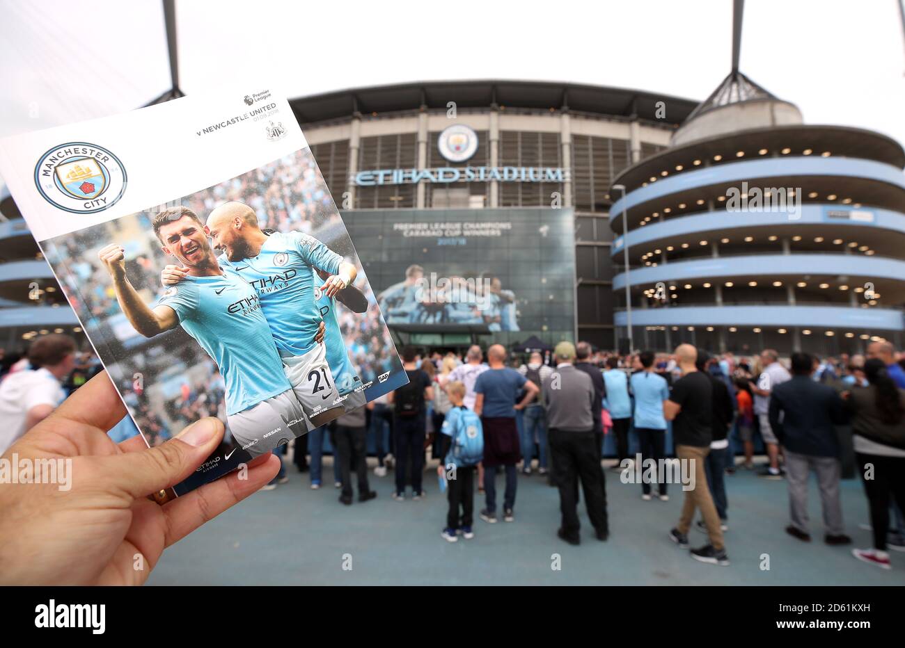 Football programme match general view gv hi-res stock photography and ...