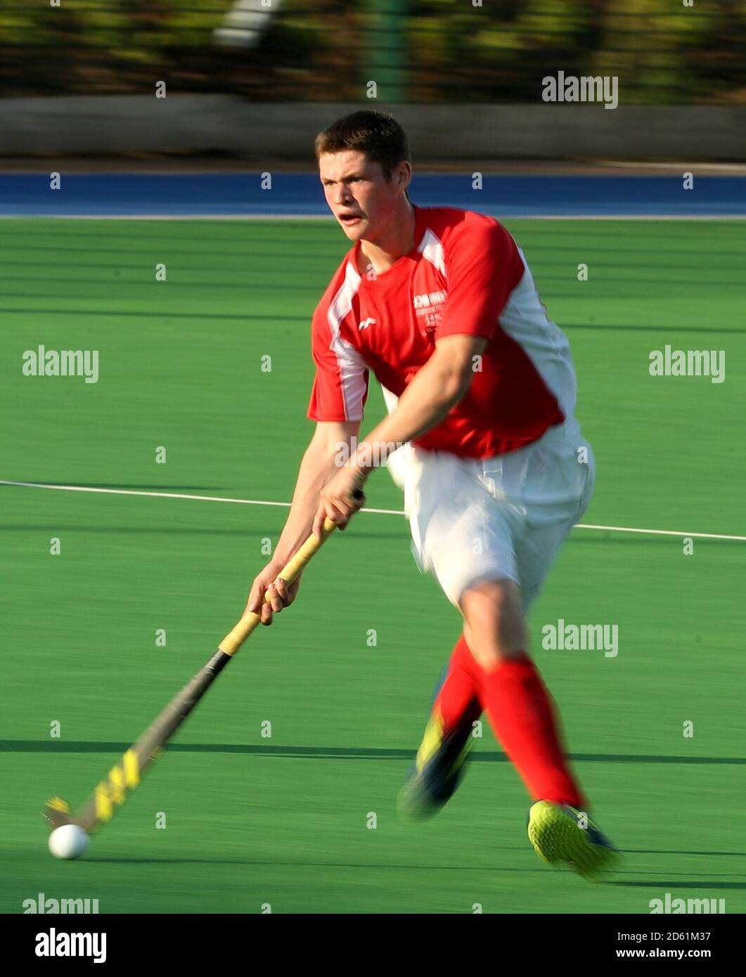 Ulster's Troy Chambers Sammy Clyde during the boys Hockey Tournament at ...