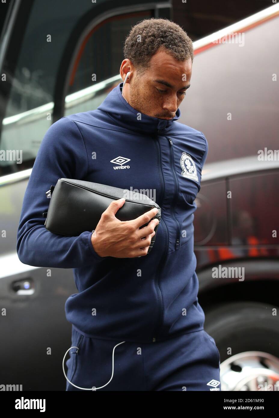 Blackburn Rovers' Elliott Bennett arrives at Ashton Gate Stock Photo ...