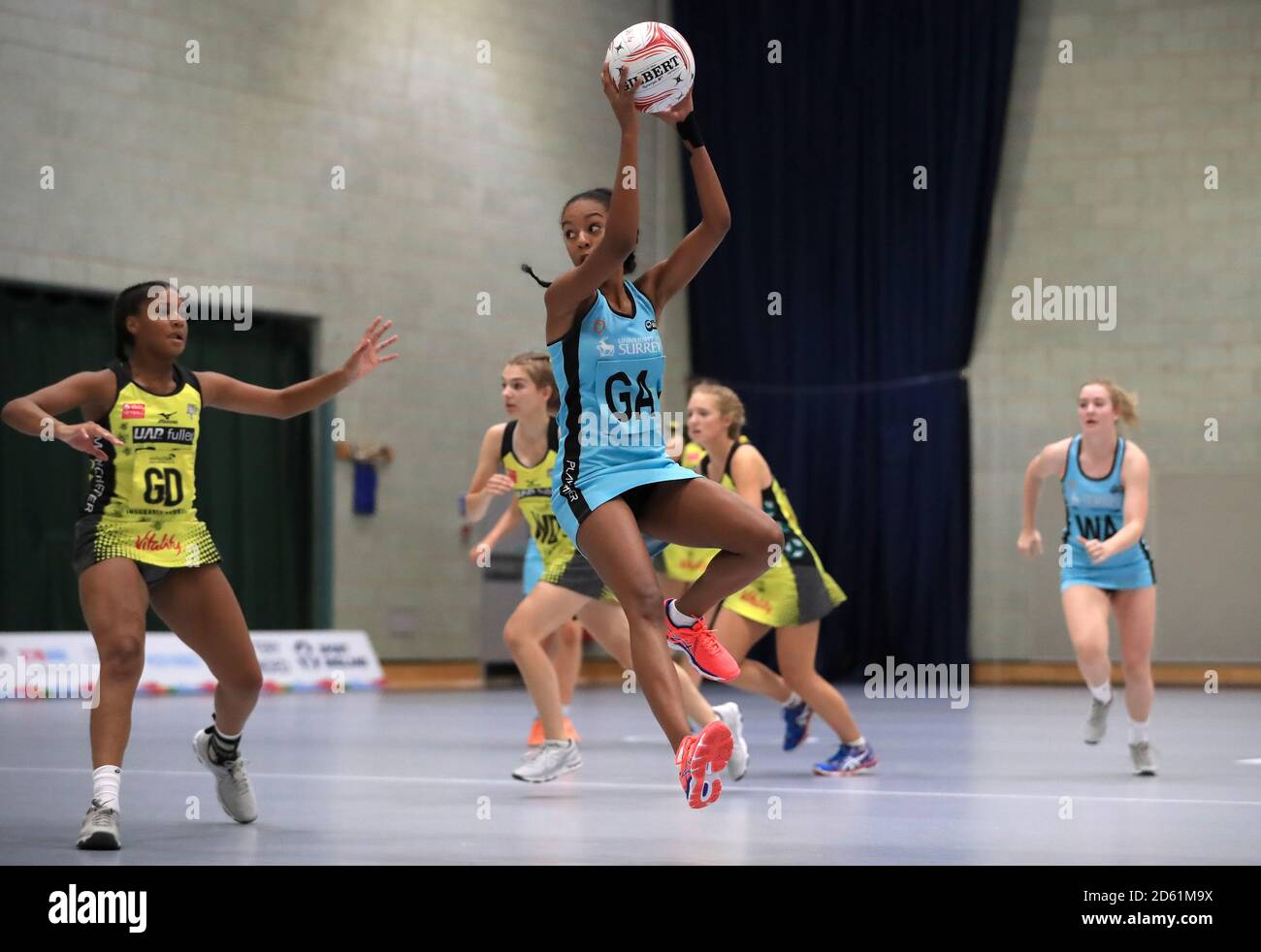Surrey Storm and Manchester Thunder in action during the Netball bronze ...