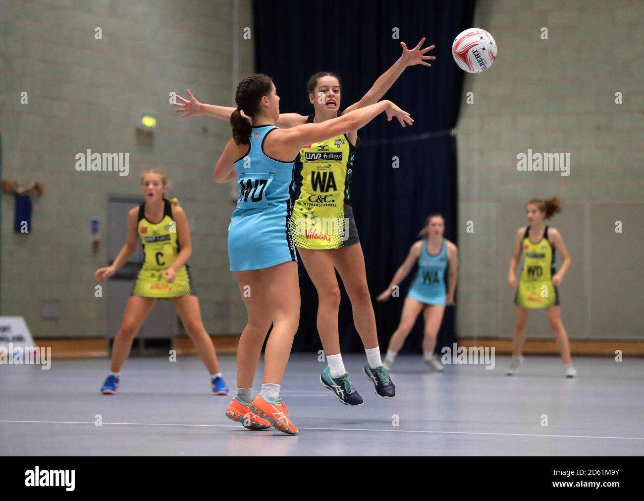 Surrey Storm and Manchester Thunder in action during the Netball bronze ...