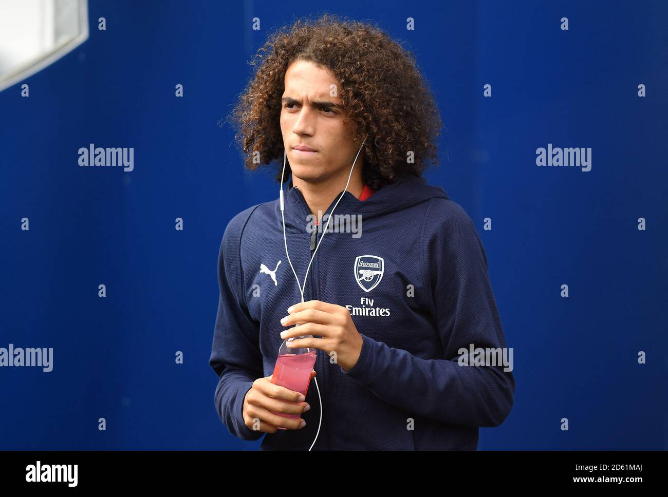 Arsenal's Matteo Guendouzi arrives Stock Photo - Alamy