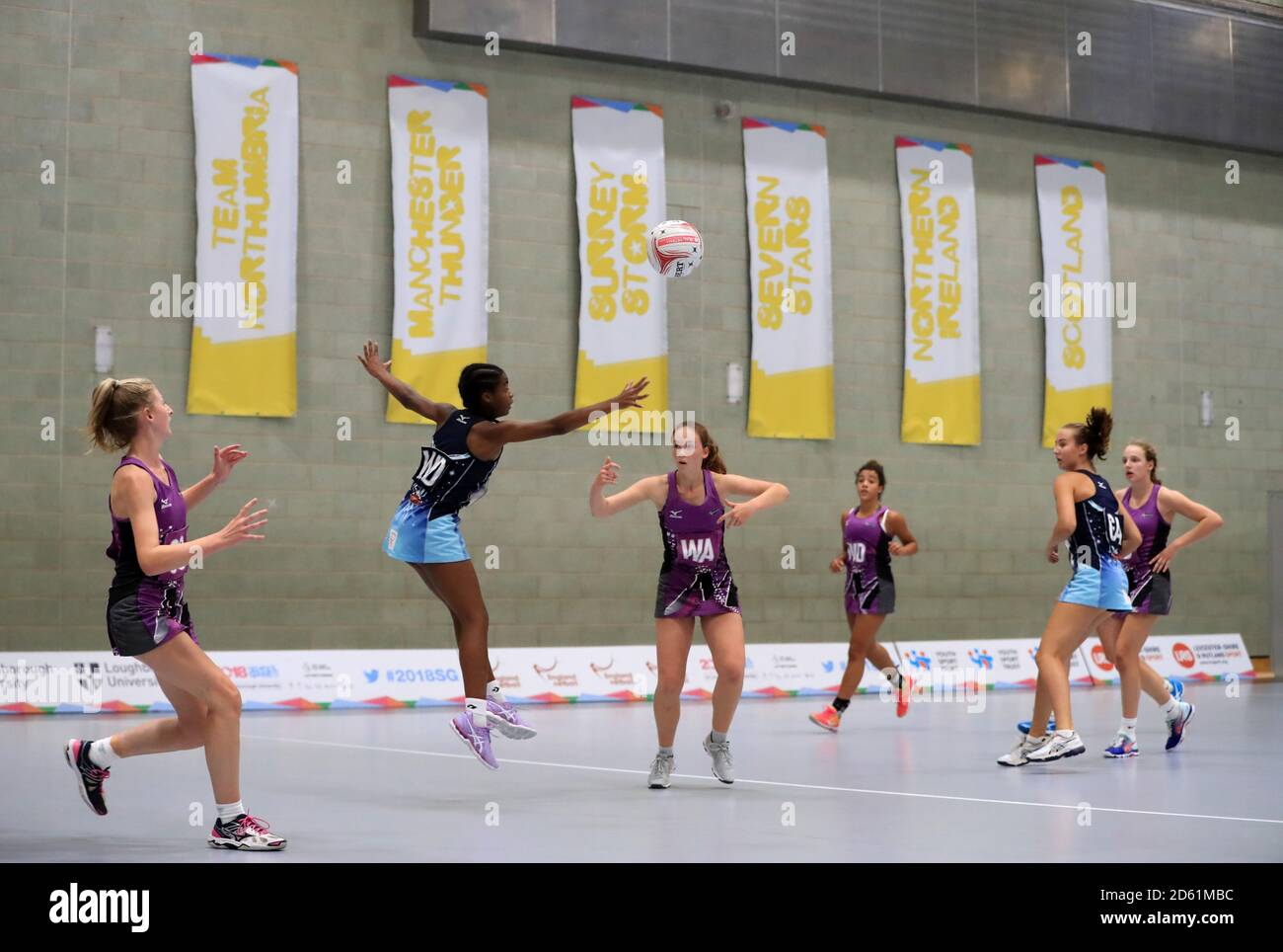 Severn Stars and Mavericks in action during the Netball gold medal ...
