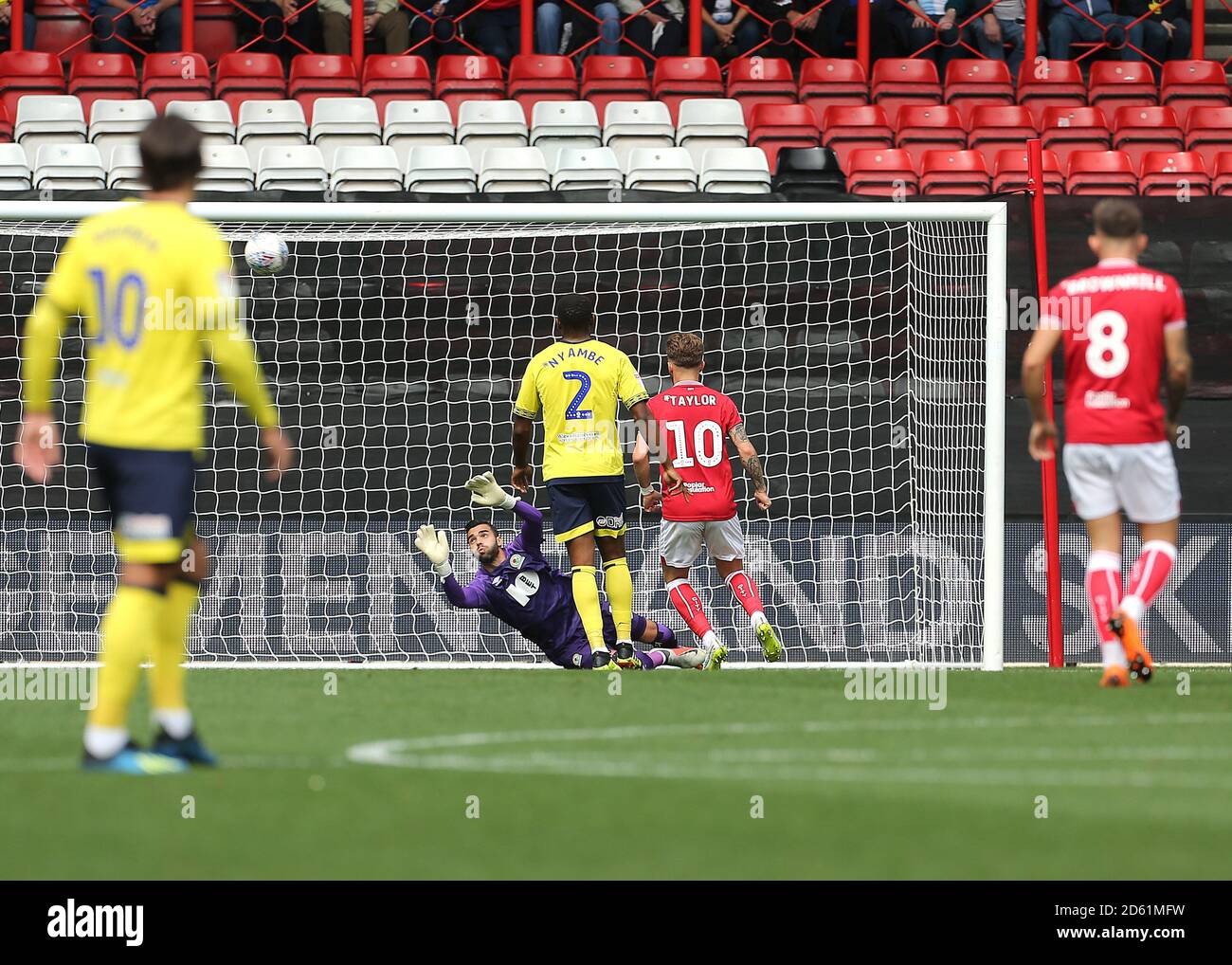 Blackburn Rovers goalkeeper David Raya makes a save Stock Photo - Alamy