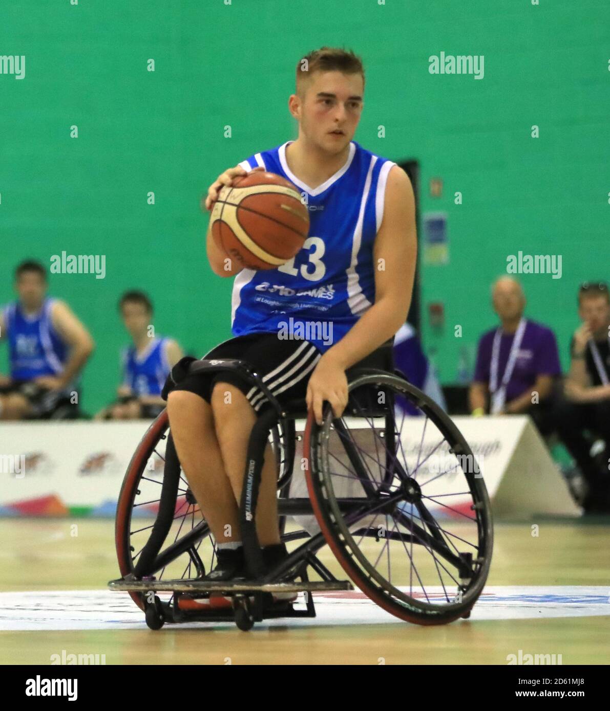 Scotland's Ben Leitch in action during the Wheelchair Basketball gold ...