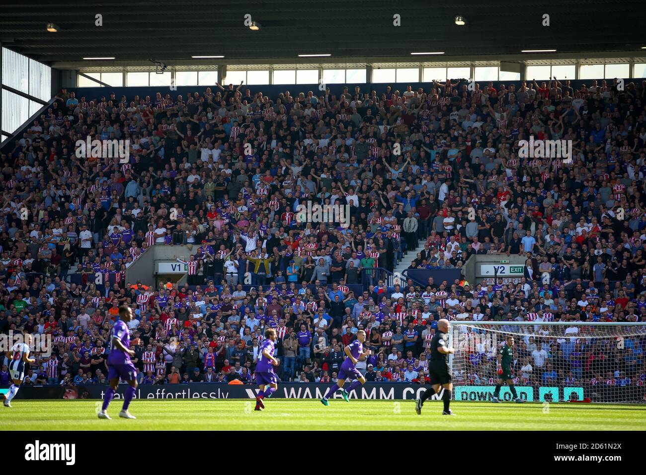 Stoke City fans Stock Photo - Alamy