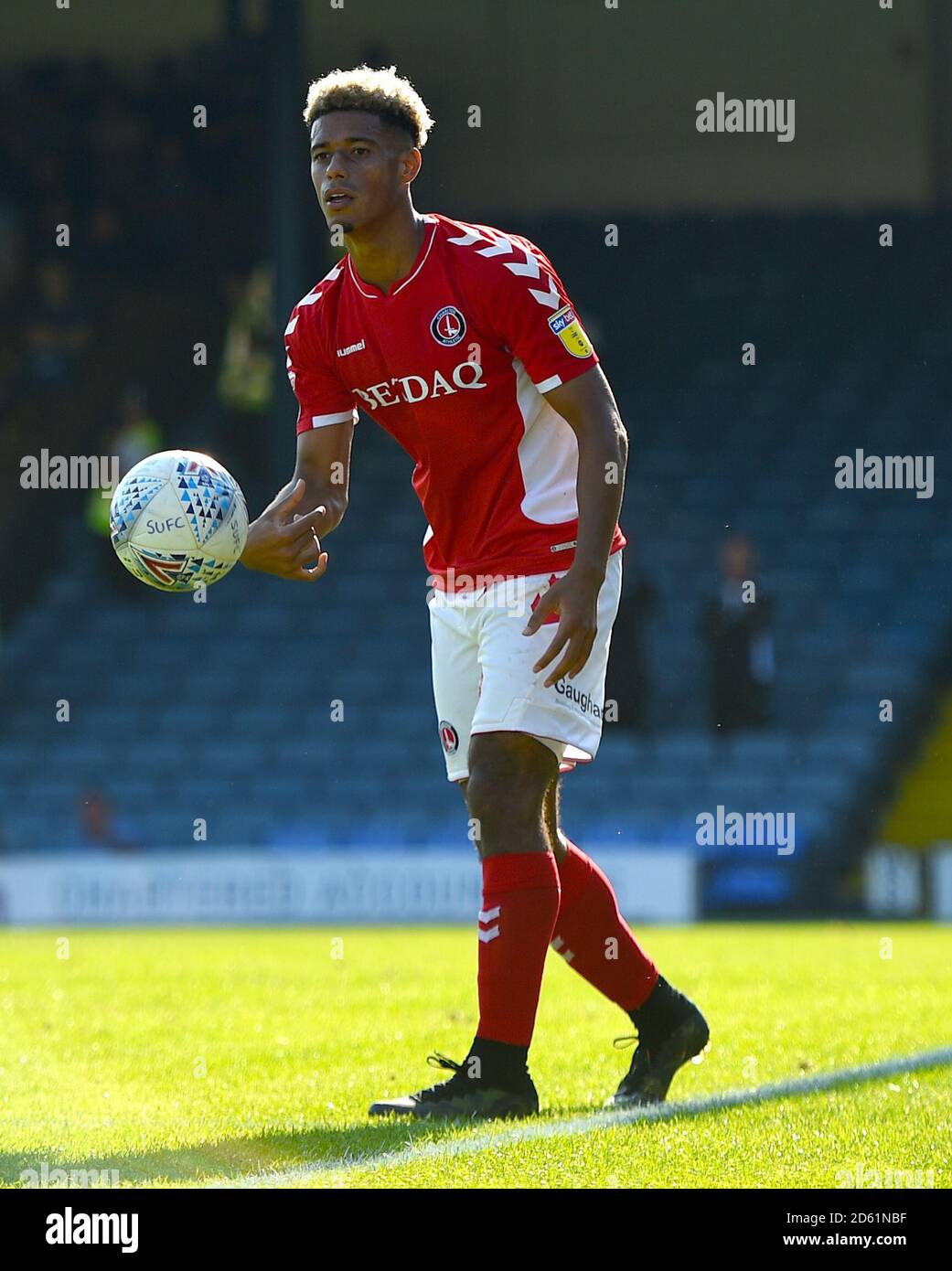Charlton Athletic's Lyle Taylor Stock Photo - Alamy