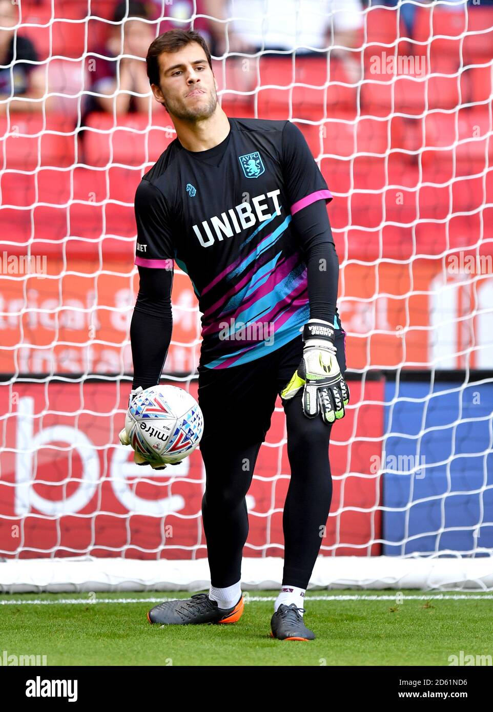 Aston Villa goalkeeper Andre Moreira Stock Photo - Alamy