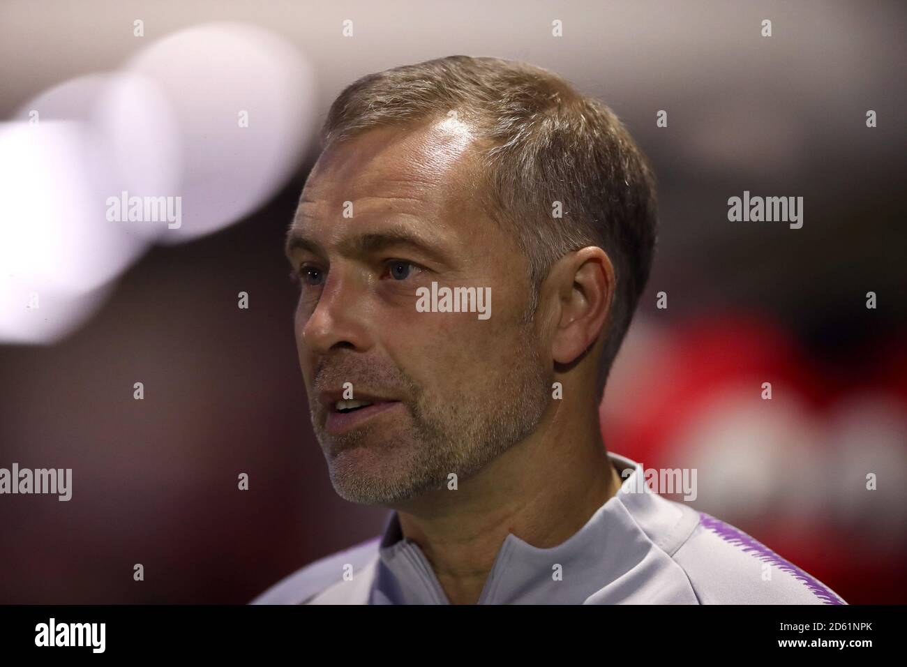 Tottenham Hotspur U21's manager Wayne Burnett Stock Photo - Alamy