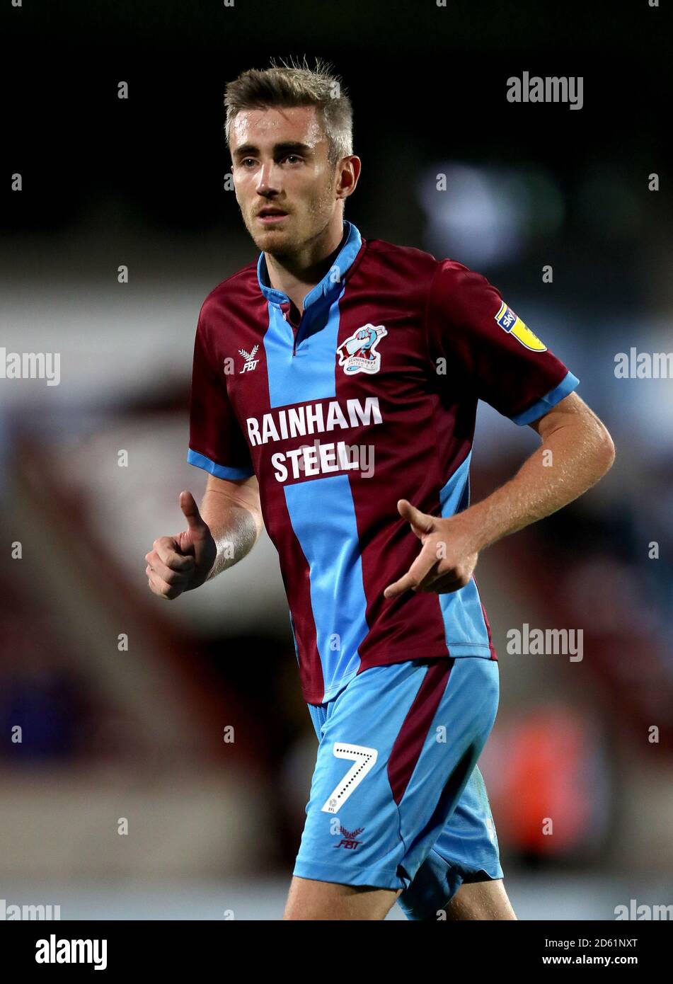 Matthew Lund, Scunthorpe United Stock Photo - Alamy