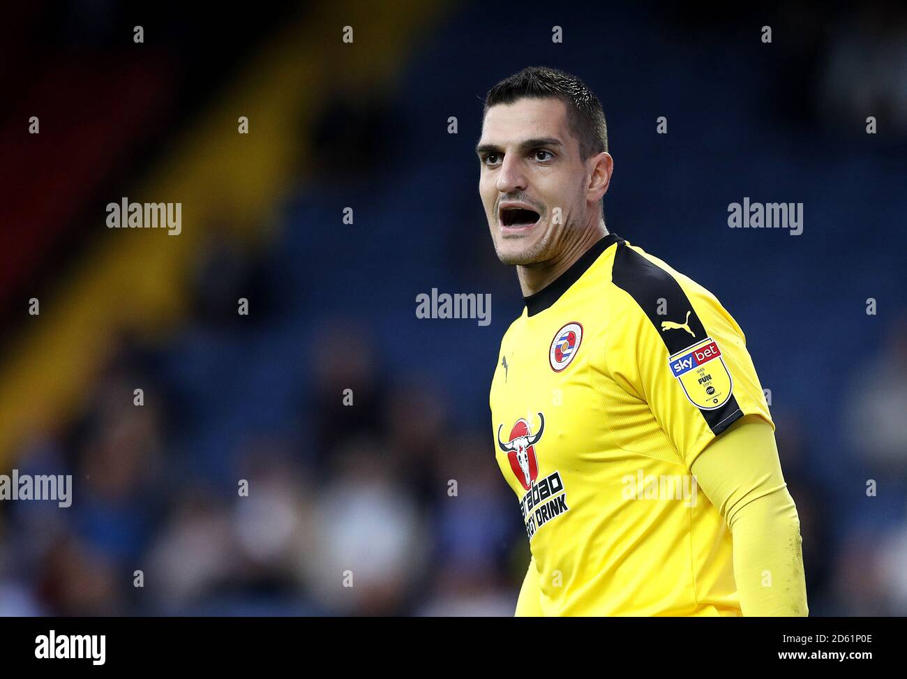 Reading goalkeeper Vito Mannone Stock Photo - Alamy