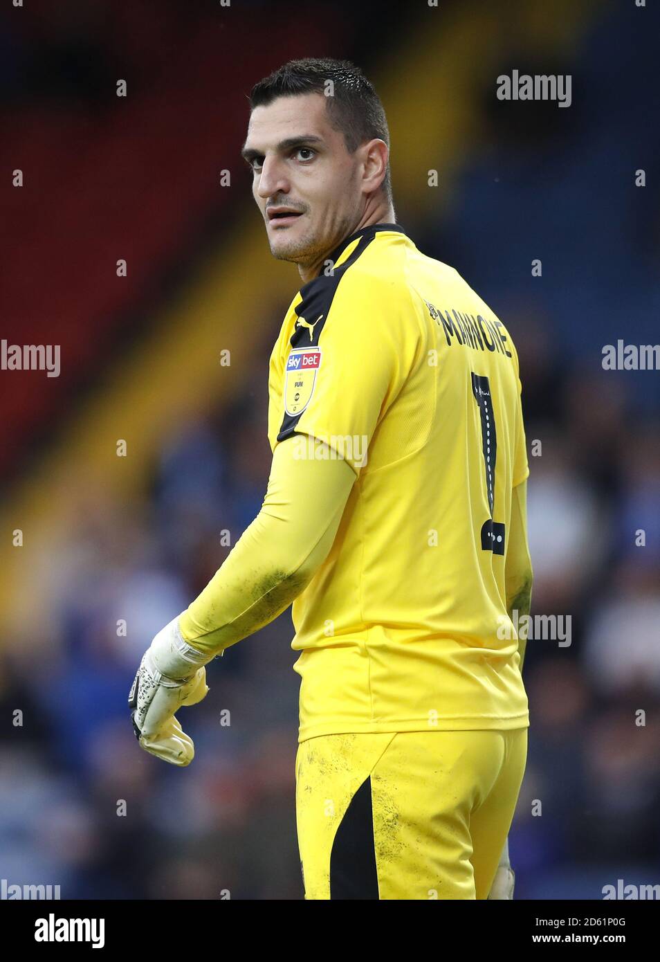 Reading goalkeeper Vito Mannone Stock Photo - Alamy