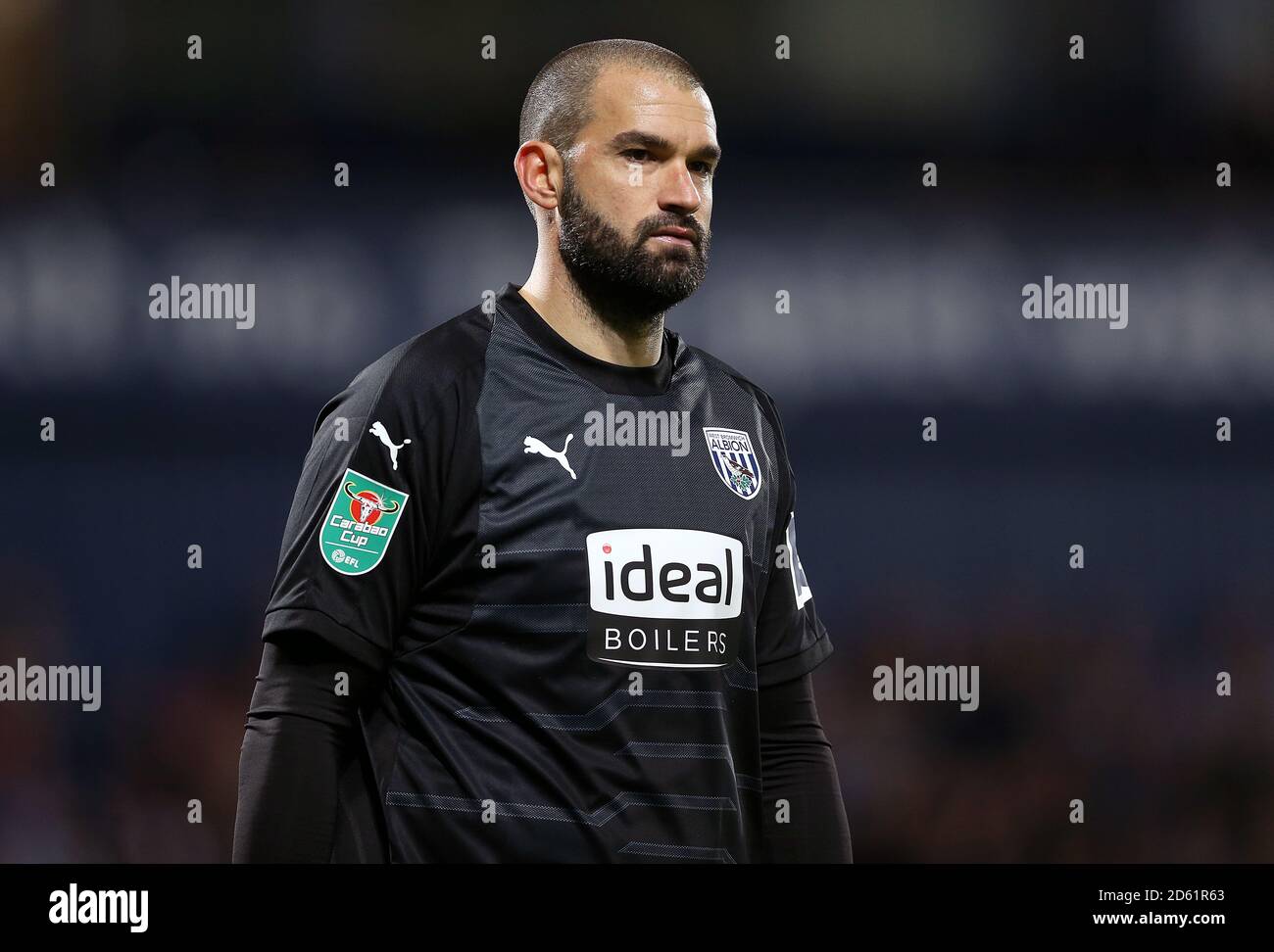 West Bromwich Albion goalkeeper Boaz Myhill Stock Photo - Alamy
