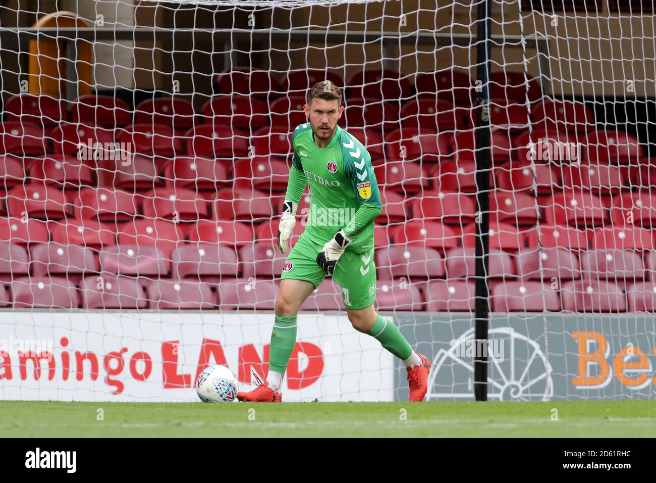 Charlton Athletic goalkeeper Jed Steer Stock Photo - Alamy