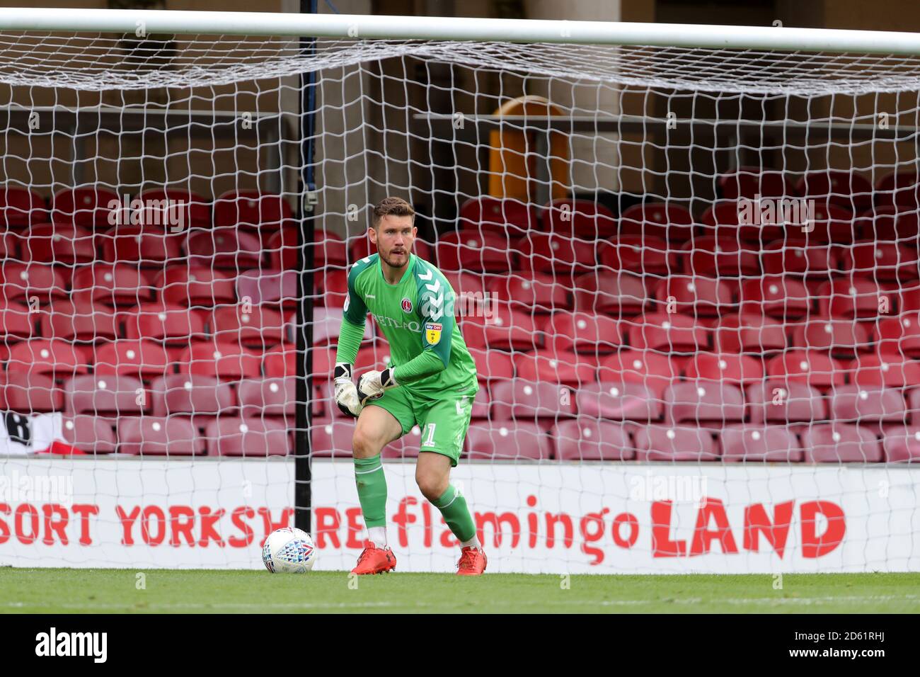 Charlton Athletic goalkeeper Jed Steer Stock Photo - Alamy