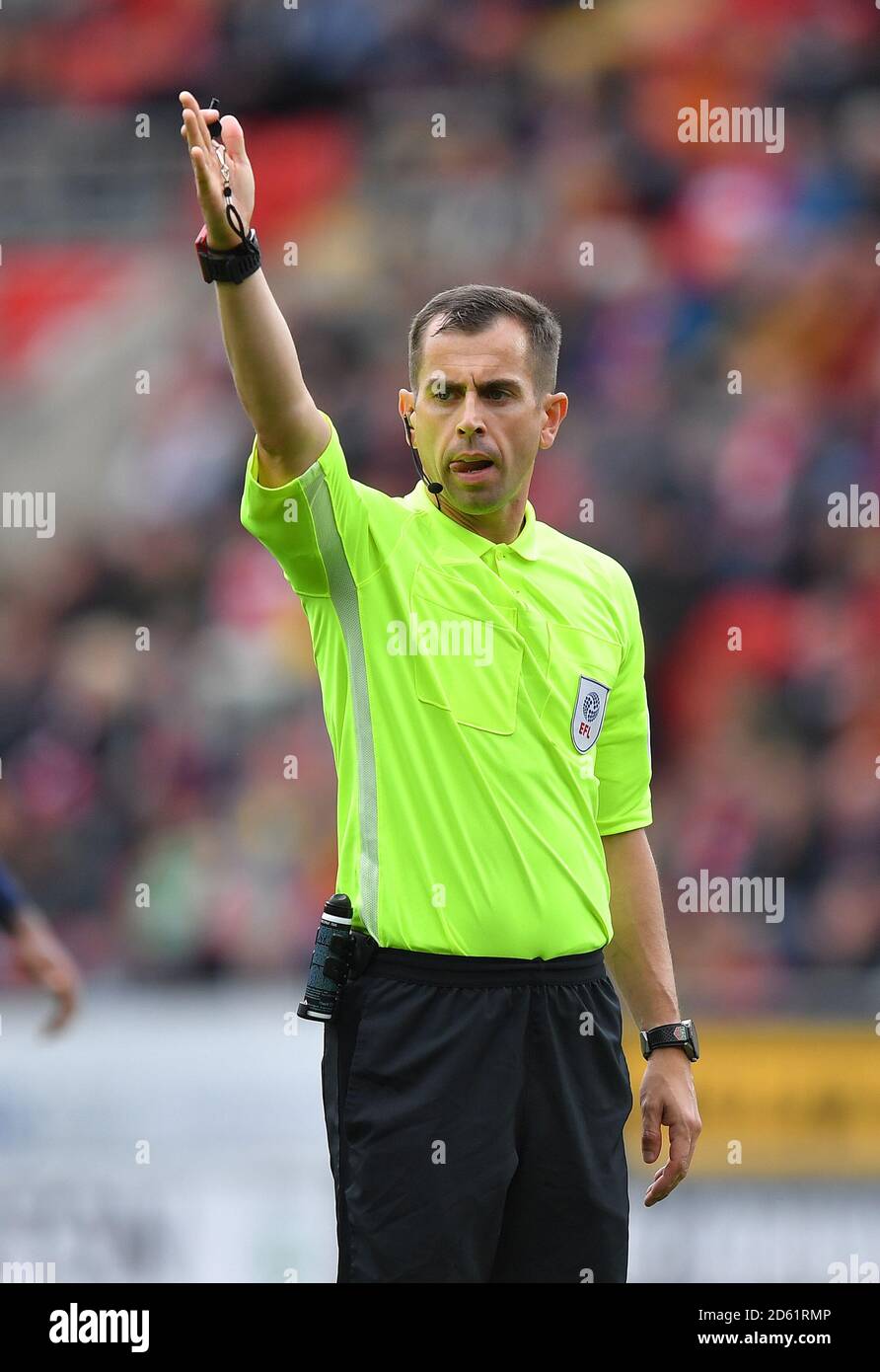 Referee Peter Bankes Stock Photo - Alamy