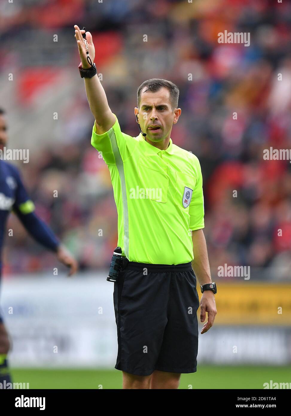 Referee Peter Bankes Stock Photo - Alamy