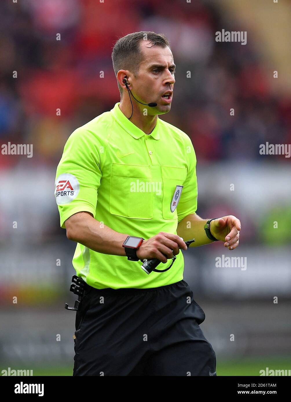 Referee Peter Bankes Stock Photo - Alamy