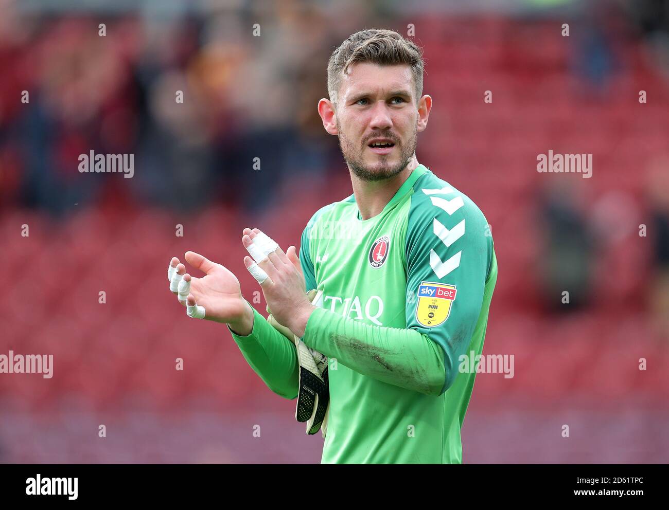 Charlton Athletic Goalkeeper Jed Steer Stock Photo - Alamy