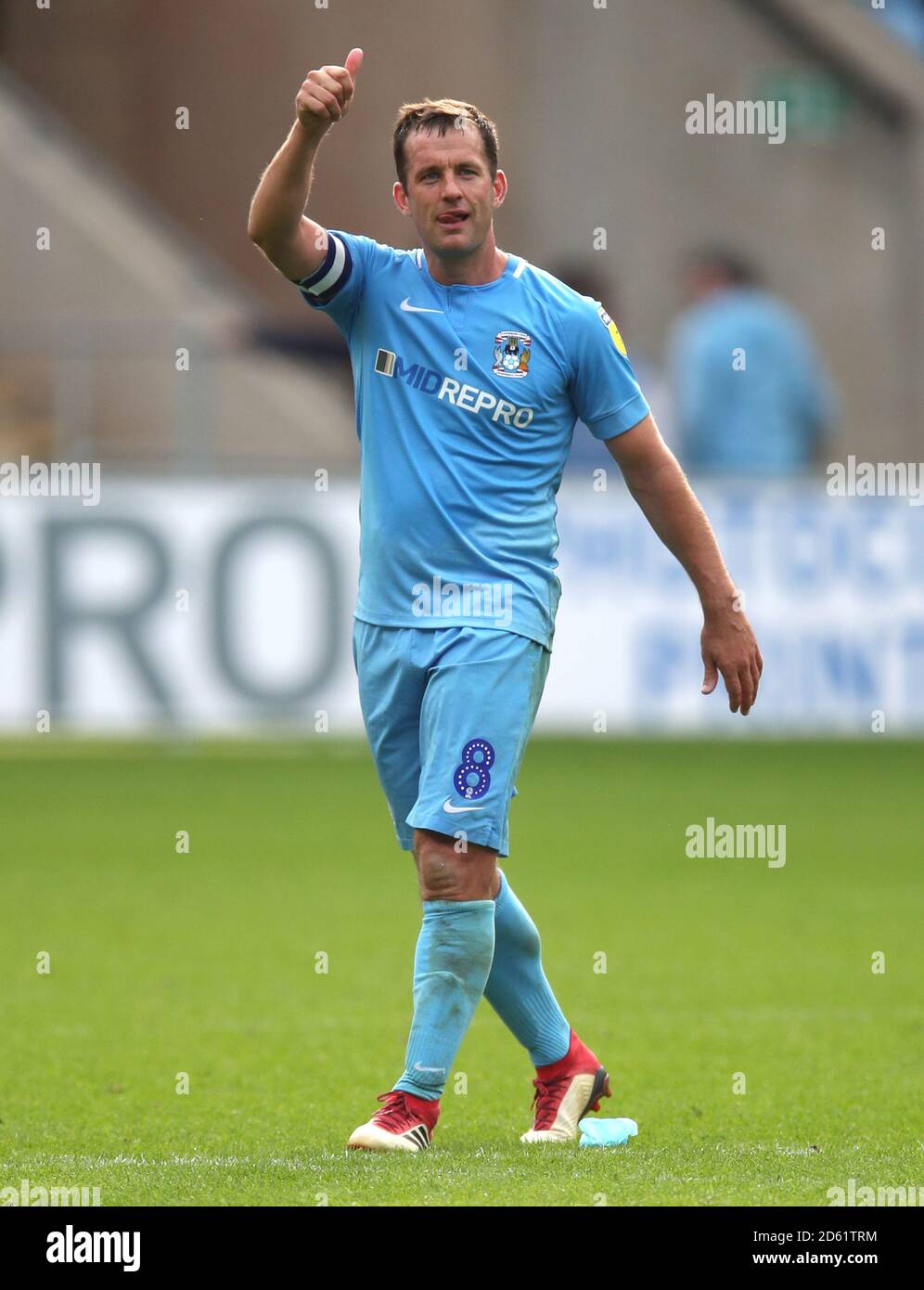 Coventry City's Michael Doyle gives the thumbs up after the final ...