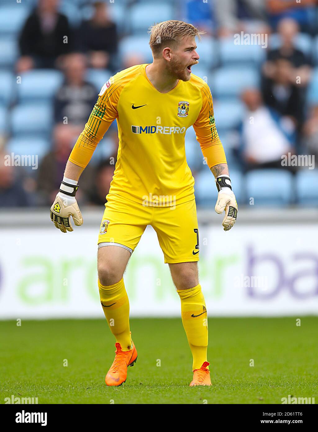 Coventry City goalkeeper Lee Burge Stock Photo - Alamy
