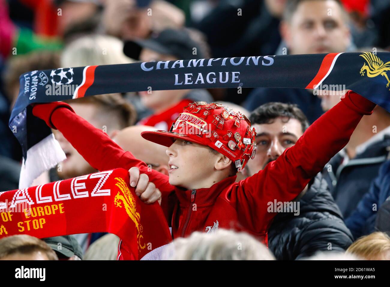 A young liverpool fan in the stands hi-res stock photography and images ...