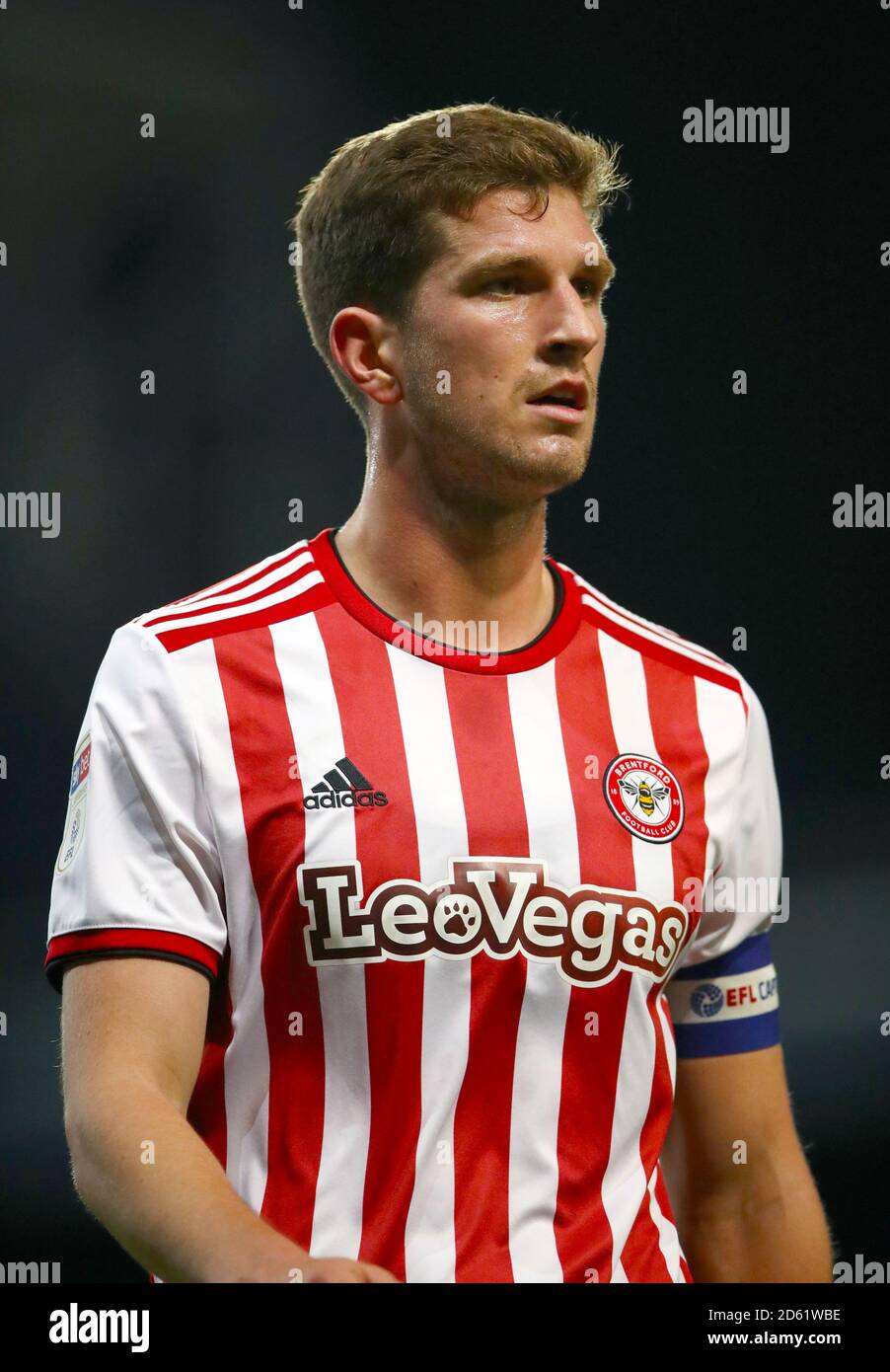 Brentford's Chris Mepham Stock Photo - Alamy