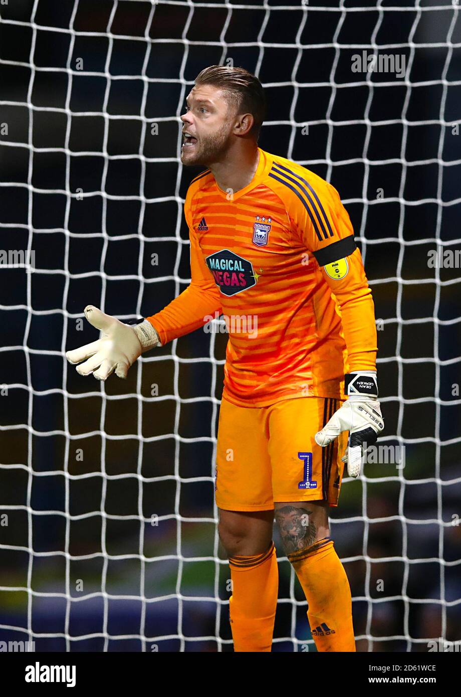 Ipswich Town goalkeeper Dean Gerken Stock Photo - Alamy