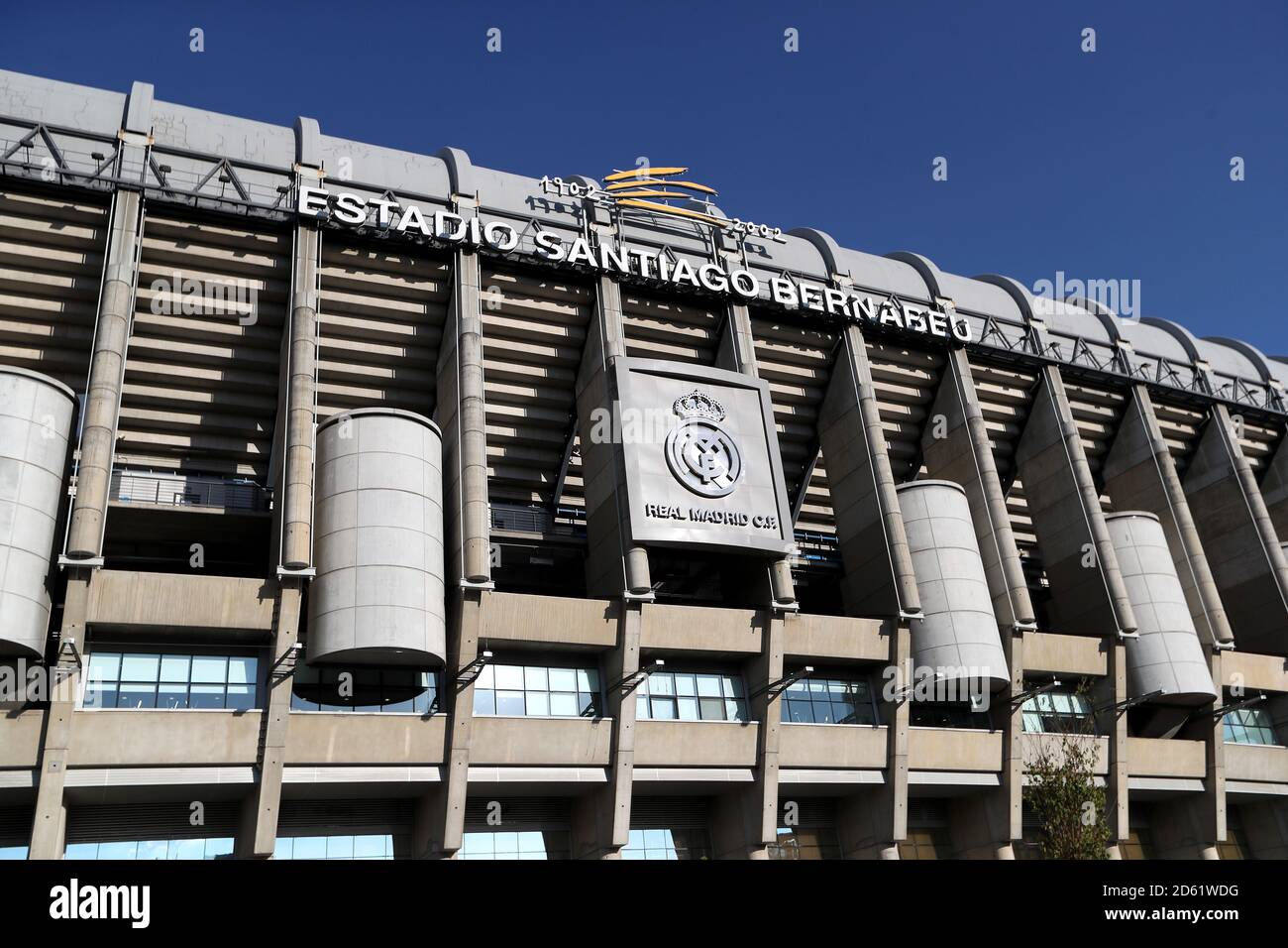 A view of the Santiago Bernabeu Stadium before the game Stock Photo - Alamy