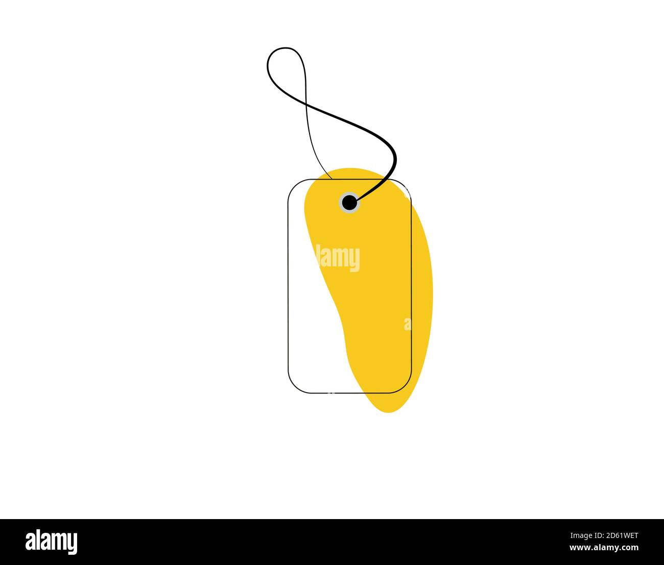 Label Flat Icon on white background in vector illustration Stock Vector ...