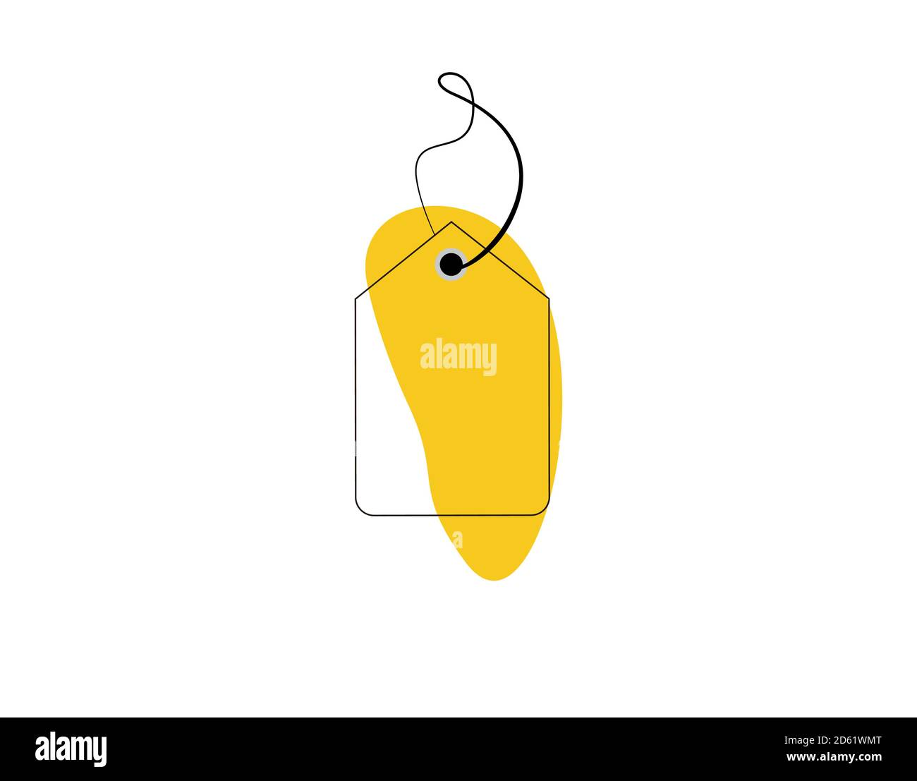 Label Flat Icon on white background in vector illustration Stock Vector ...