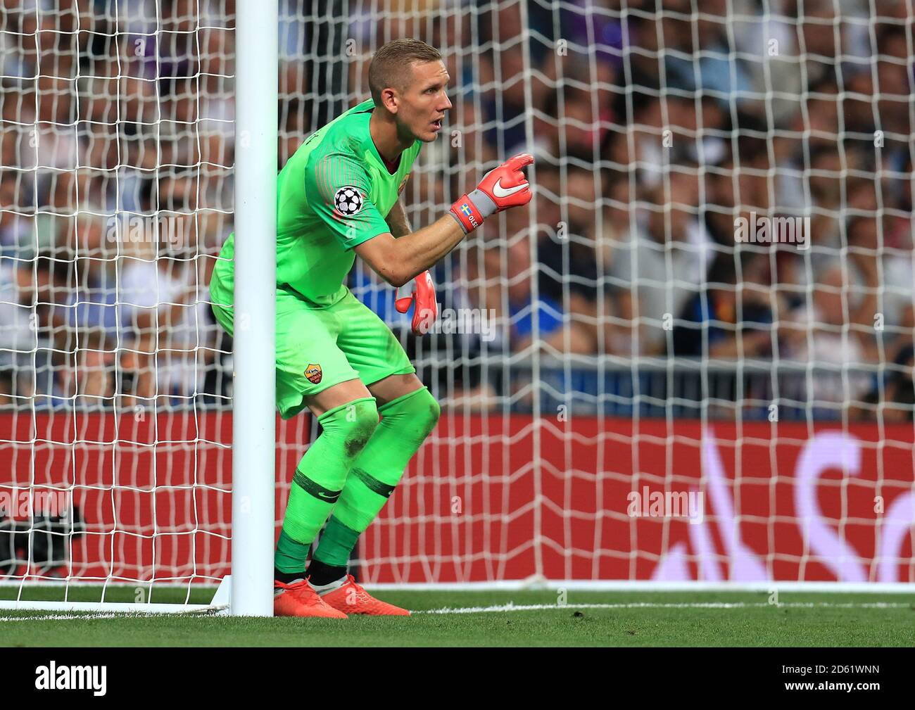 AS Roma Goalkeeper Robin Olsen Stock Photo - Alamy
