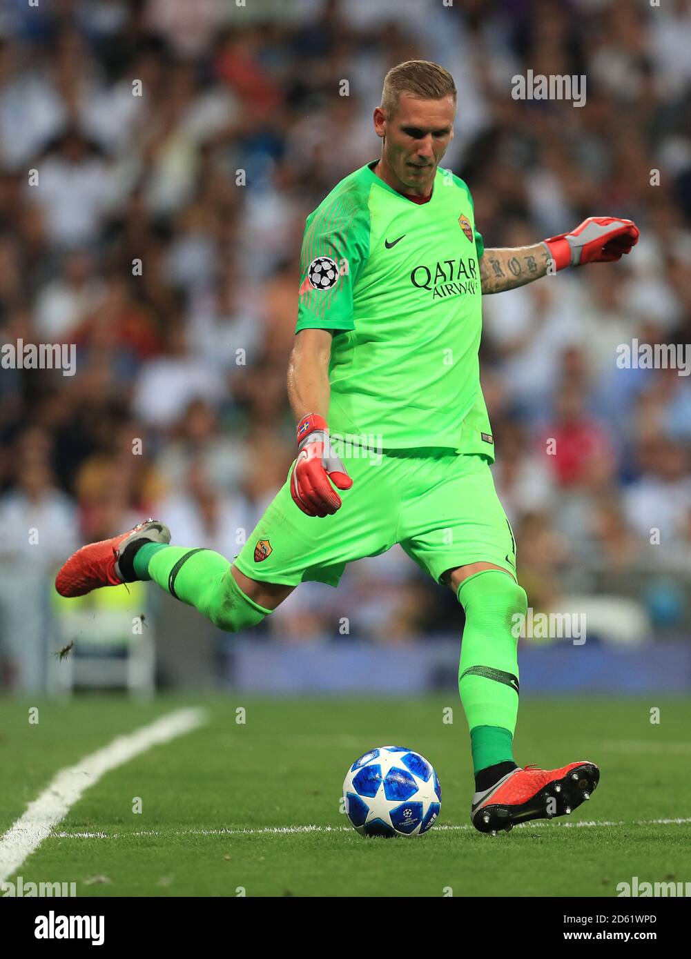 AS Roma Goalkeeper Robin Olsen Stock Photo - Alamy
