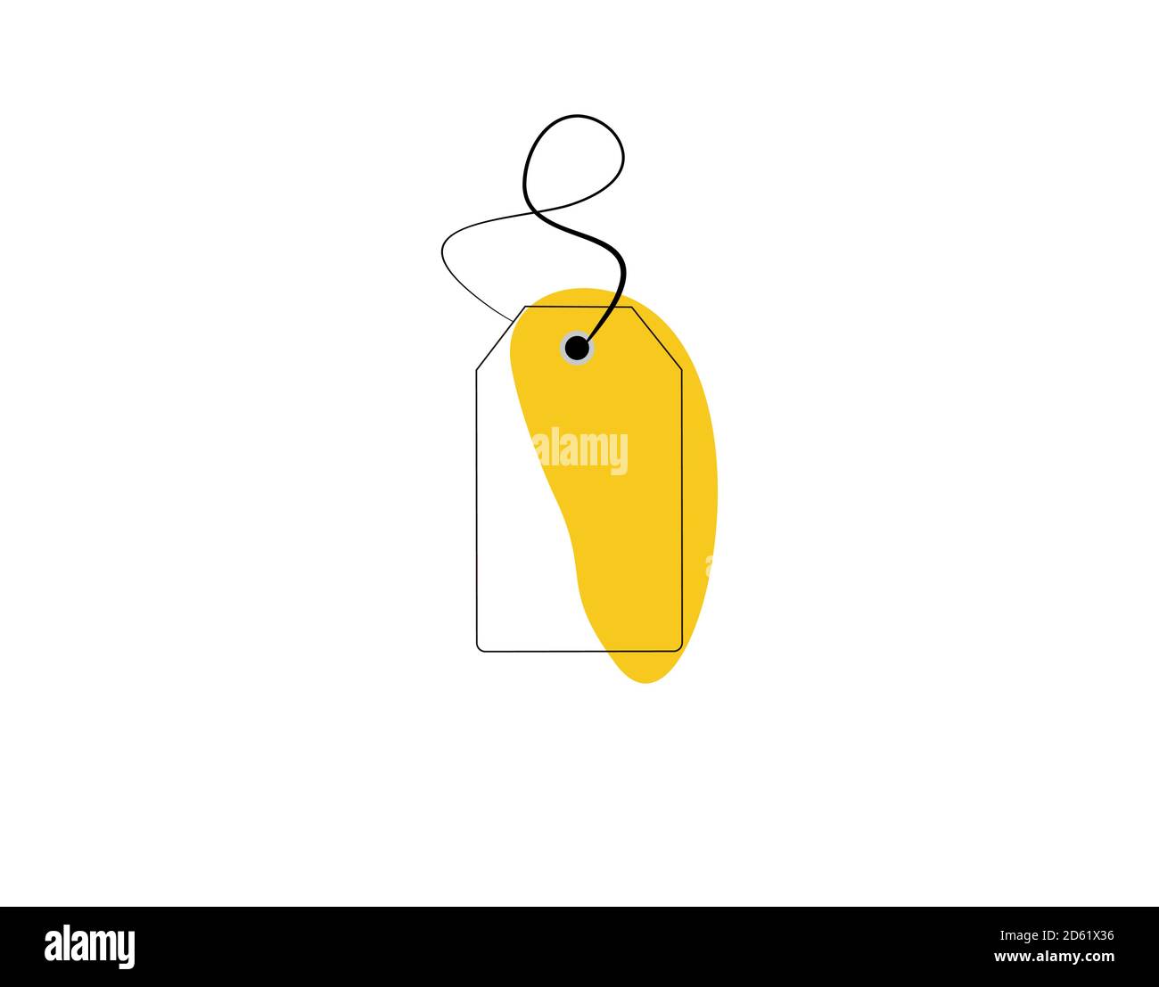 Label Flat Icon on white background in vector illustration Stock Vector ...