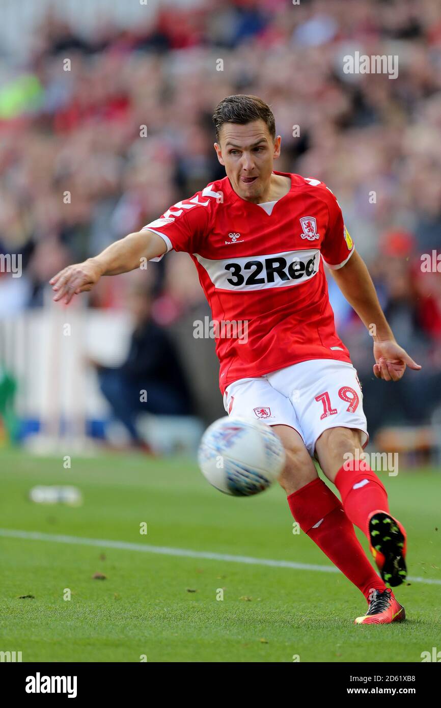 Middlesbrough's Stewart Downing Stock Photo - Alamy