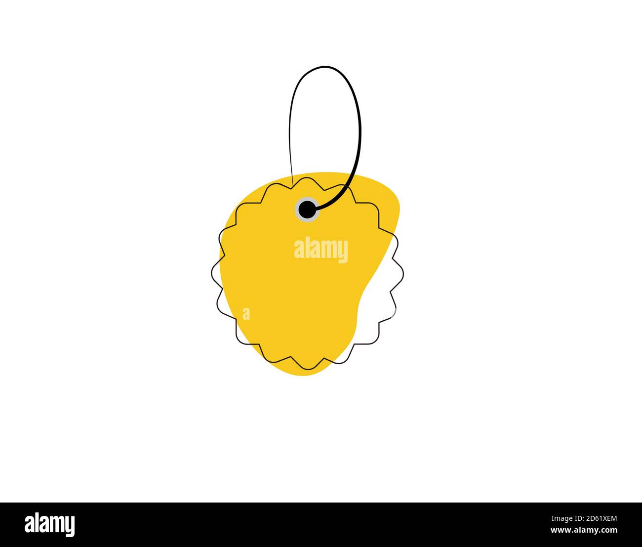 Label Flat Icon on white background in vector illustration Stock Vector ...