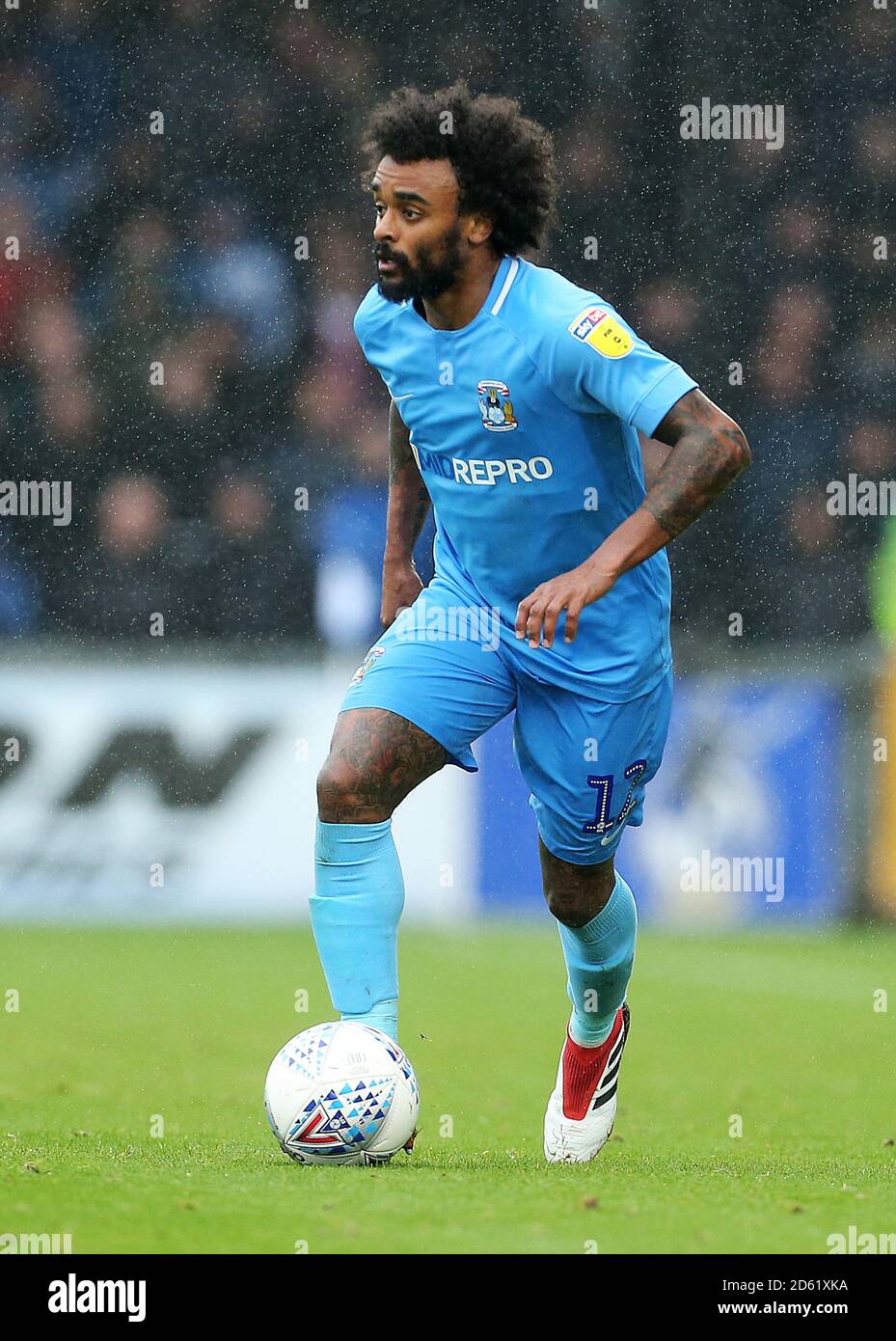 Coventry City's Junior Brown looks to cross the ball Stock Photo - Alamy
