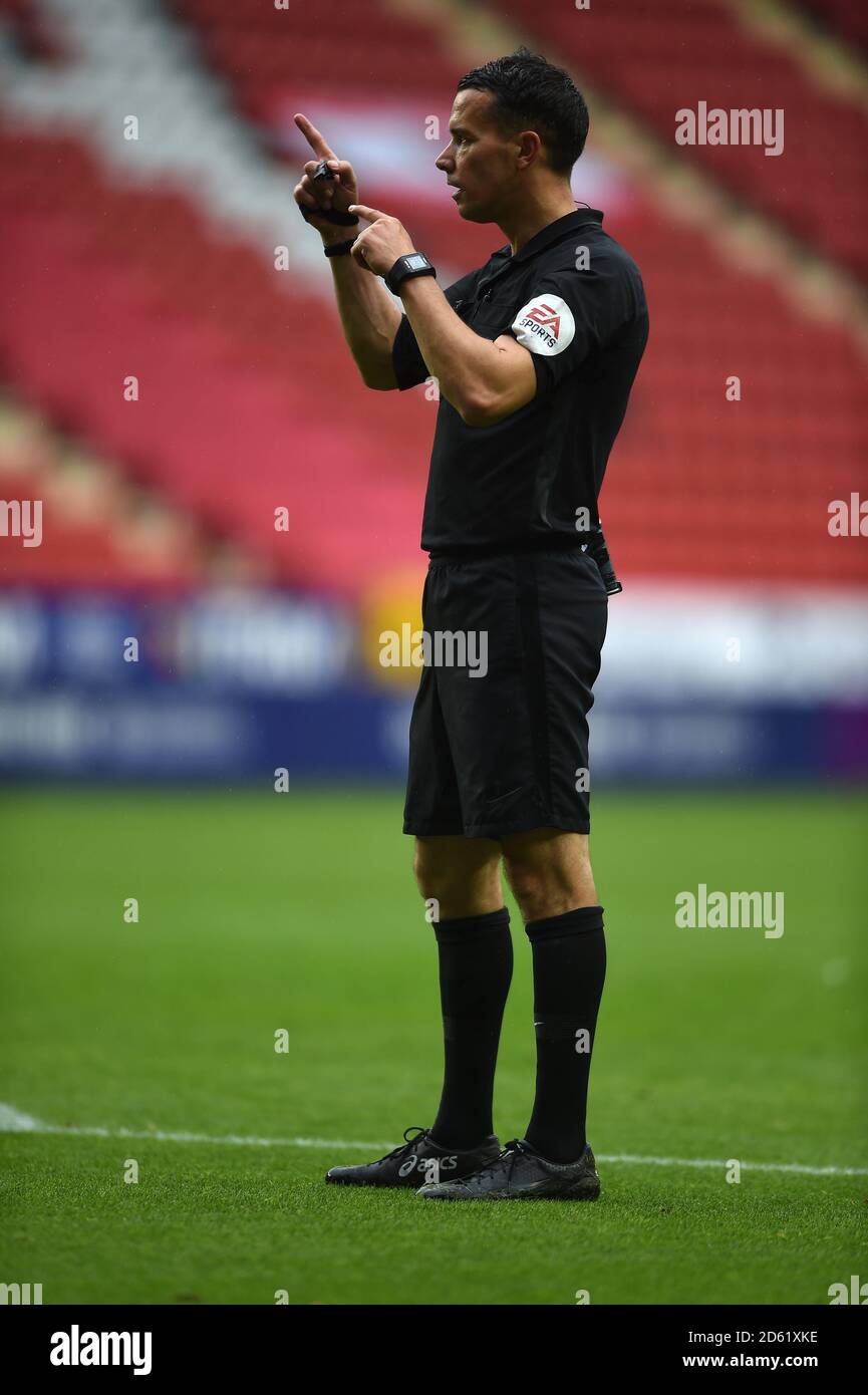 Referee Dean Whitestone Stock Photo - Alamy