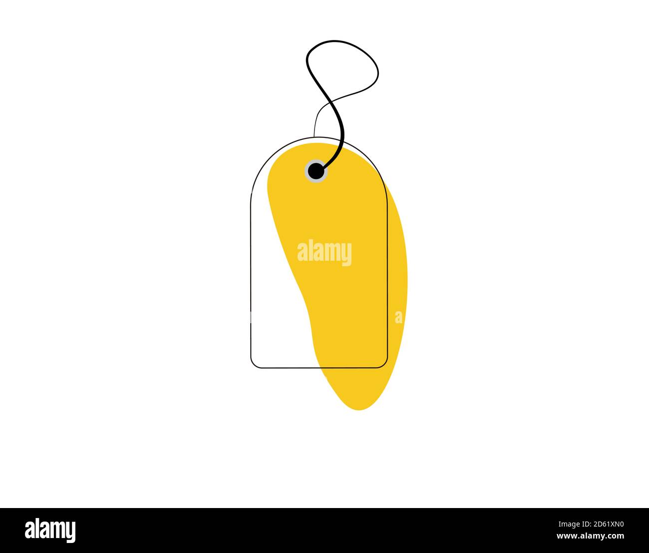 Label Flat Icon on white background in vector illustration Stock Vector ...